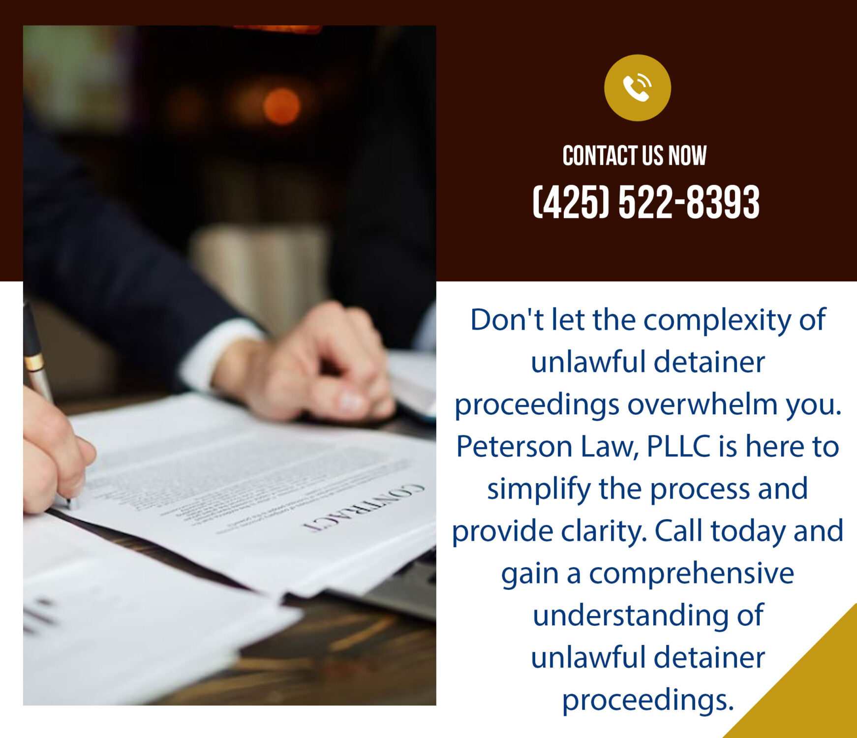 Unlawful Detainer Bellevue, WA - Peterson Law, PLLC